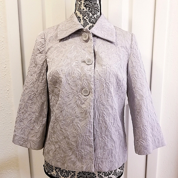 croft & barrow | Jackets & Coats | Embroidered Brocade Blazersuit ...